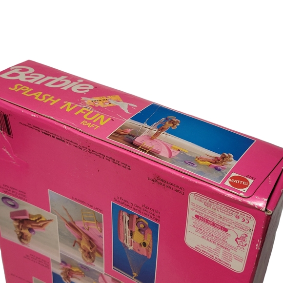 Barbie | Toys | Barbie Playset Splash N Fun Raft 991 Bathtime Fun ...